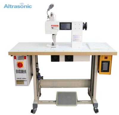 China Ultrasonic Sewing Machine 20kHz 2000W Non-Woven Fabric Welding with Custom Roller for sale