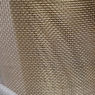 China Brass Wire Cloth Woven Brass Wire Mesh Screen Cloth for Filtering Liquid and Gas Phosphor bronze wire mesh cloth Copper for sale