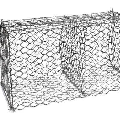 China 2x1x1m gabion cages, pvc coated gabion box , gabion wire mesh box Anping manufacturer gabion box Hexagonal gabion box for sale