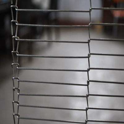 China chocolate conveyor belt, ladder belt, Conveyor belt with Z type, Inox stainless steel 304 metal flat flex conveyor wire for sale