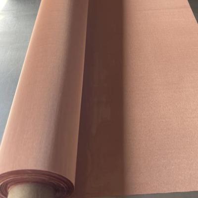 China Purple copper wire mesh - red copper wire cloth Faraday cage 60 80 100 mesh pure red copper wire mesh for sale