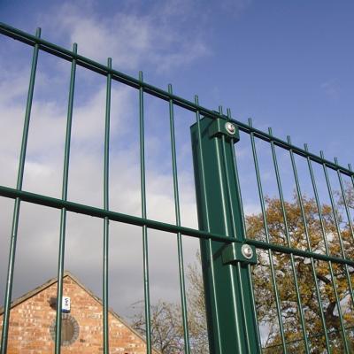 China Double Wire Fence,Hot sale Germany powder coated 868 double wire fence Twin Wire Galvanized Double Steel Welded Wire Mes for sale