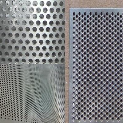 China Stainless Steel 0.5-8.0MM Thick Round Hole Perforated Metal Sheet for sale