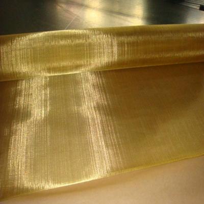 China Brass wire mesh and decorative brass mesh are used for filtration and decoration for sale