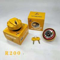 China Yellow Excavator Fuel Tank Cover 7X-7700 349-7059 3497059 7X7700 Fuel Cap for sale