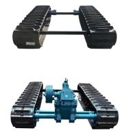 China Factory Customized Steel  Rubber track Chassis from 0.5to 120t steel undercarriage for excavator for sale