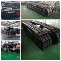 China Factory Customized Steel  Rubber track Chassis from 0.5to 120t steel undercarriage for excavator for sale