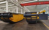 China Customized Floating Amphibious Excavator Pontoon Q355B Q690 Q345BUndercarriage Parts Water Track used for  320D PC200 for sale