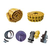 China excavator dozer parts front idler 6t-2614 bulldozer adjuster front idler roller t200 d3g d4d d6 d6h d8r d11n d65 320d 32 for sale