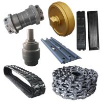 China KH021 KH027 Excavator Undercarriage Parts Idler Track Bottom Roller Sprocket Top Roller for sale