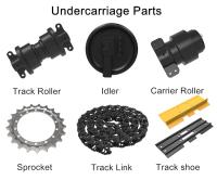 China KH021 KH027 Excavator Undercarriage Parts Idler Track Bottom Roller Sprocket Top Roller for sale