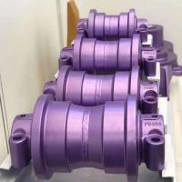 China Mini Excavator Undercarriage Spare Parts D50 Pc20 Pc200 Pc400 Heavy Duty Tracks Rollers Bottom Top Roller Assy for sale