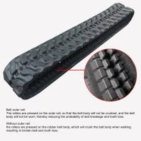 China Excavator parts custom quality cheap rubber track system 180x60x37 small rubber excavator tracks for sale