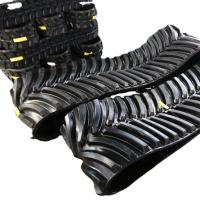 China Asphalt Pavers Harvester Rubber Track Pads Construction Machinery Spare Parts for sale