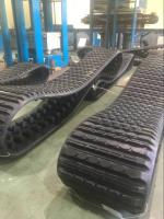 China Asphalt Pavers Harvester Rubber Track Pads Construction Machinery Spare Parts for sale