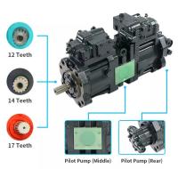 China K3v63 K3v112 Excavator Hydraulic Main Pump K3v140 K3v180 K3v112dtp For Kawasaki for sale