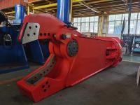 China Metal Steel Waste Building Scrap Steel Shearing Machine Hydraulic Rotating Olecranon Shear For Excavator for sale