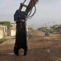 China Metal Steel Waste Building Scrap Steel Shearing Machine Hydraulic Rotating Olecranon Shear For Excavator for sale