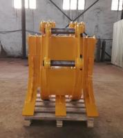 China Mechanical Attachments Manual Log Grapple Wood Stone Excavator Rotating Grapple for sale