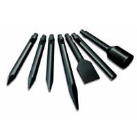 China Excavator Parts Hydraulic Rock Hammer Breaker Blunt Chisel 68mm Hydraulic Breaker Chisels Tool Of Wedge Type 135mm 140mm for sale
