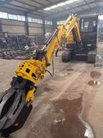 China Customizable Excavator Attachments Multifunctional Spare Parts Rotating Log Grapple for sale