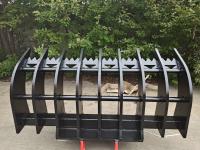 China Customizable Excavator Attachments Arable Land Harrow Bucket Multitooth Rake Bucket For Excavato for sale