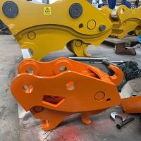 China Mini Excavator Attachments Hydraulic Excavator Quick Coupler With Closed Hook for sale
