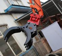 China Excavator Grapple Bucket Hydraulic Wood Grapple 360 Log Grab And Stone Excavator Rotating Grapple for sale