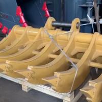 China Customizable Excavator Rake Bucket Tilting Rake Bucket for any model  Excavator Attachment for sale