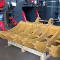 China Customizable Excavator Rake Bucket Tilting Rake Bucket for any model  Excavator Attachment for sale