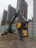 China Customized Excavator attachments excavator rocke bucket  crusher bucket yellow black bucket for sale