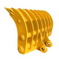 China Customizable Excavator Rake Bucket 1T - 50T Excavator Backhoe Root Rake for sale