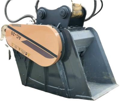 China bucket crusher field rocks import hydraulic motor high vibration frequency crushing bucket for sale