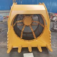 China Customizable Rotary Screen Bucket Construction Hydraulic Excavator Sieve Bucket for sale