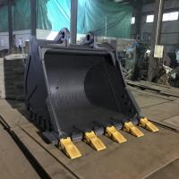 China Excavator Heavy Duty Rock Digging Bucket Q355B For 20T - 100T Excavator Backhoe for sale