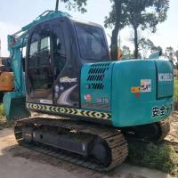 China Sk60 Sk75 Used Small Excavator 6.85 Ton Second Hand Mini Digger for sale