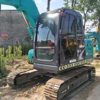 China Sk60 Sk75 Used Small Excavator 6.85 Ton Second Hand Mini Digger for sale