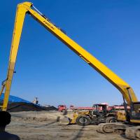 China Customized Three-Section Boom Demolition Arm Extension  Boom T Telescopic Long Reach Arm Bucket Used For Excavator for sale