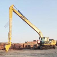 China Customized Three-Section Boom Demolition Arm Extension  Boom T Telescopic Long Reach Arm Bucket Used For Excavator for sale