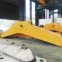 China Customized Extended Boom Excavator Boom And Stick Q355B Extension Big Boom Used For Excavator Building Demolition for sale
