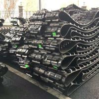 China Low price High quality wear resistant heavy strength excavator machinery part 400x72.5Wx76 crawler rubber track for sale