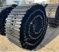 China Professional manufacturer of track shoe or link assembly for excavator machine Chassis parts for sale