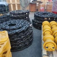 China Excavator parts zx270 spare parts 345 350 450 track chain assembly undercarriage parts track link for sale