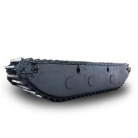 China Customized Floating Amphibious Excavator Pontoon Q355B Q690 Q345BUndercarriage Parts Water Track used for  320D PC200 for sale