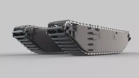 China Cuctomized  Excavator Floating Pontoon For Amphibious Excavator DX55 DX65 Q355b for sale