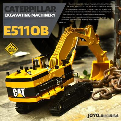 China Carter 5110B Large Excavator Collection Model Engineering Vehicles Together Metal Simulation Handpiece Ornaments for sale