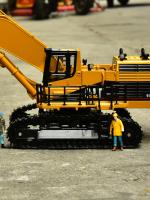 China Carter 5110B Large Excavator Collection Model Engineering Vehicles Together Metal Simulation Handpiece Ornaments for sale