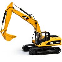 China Carter 320DL Excavator Original Model Alloy Simulation Engineering Vehicle Decoration Handpiece Collection Ornaments for sale