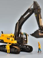 China EC480DL Alloy Excavator Model Digger Simulation Construction Vehicle Collection Ornaments for sale