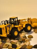 China DM  988H Loader Shovel Bulldozer Engineering Truck Alloy Simulation Model for sale